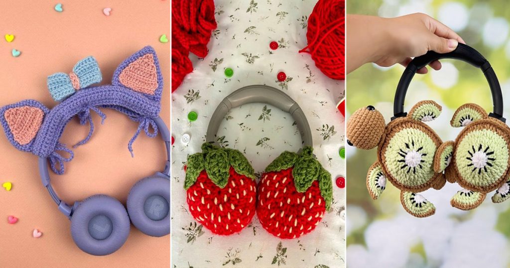 8 Unique Headphone Cover Free Crochet Patterns - Crocht
