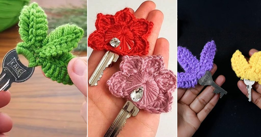 13 Crochet Key Holder Free Patterns - Crocht