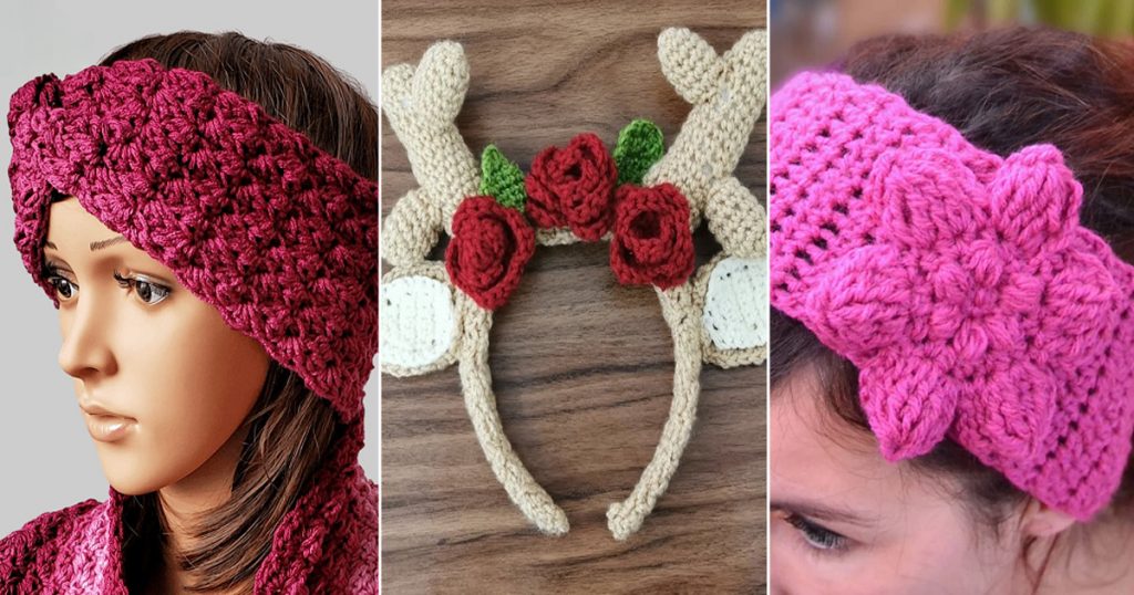8 Crochet Winter Headband Free Patterns - Crocht