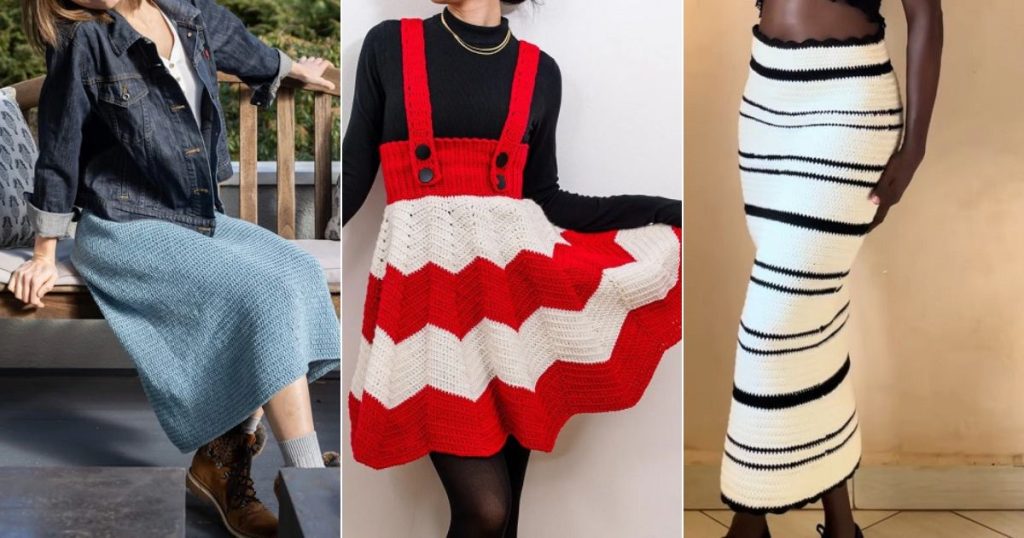 8 Crochet Winter Skirt Free Patterns for Beginners - Crocht
