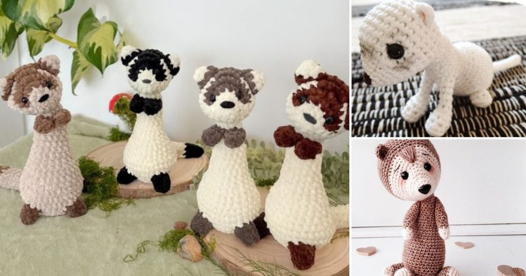 7 Unique Crochet Ferret Free Patterns - Crocht